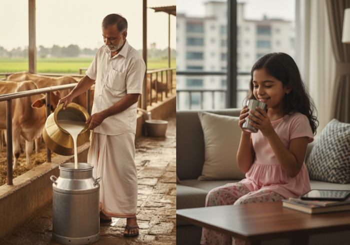 The Journey of Milk: From Farm to Your Home in Bangalore - Let India Shine